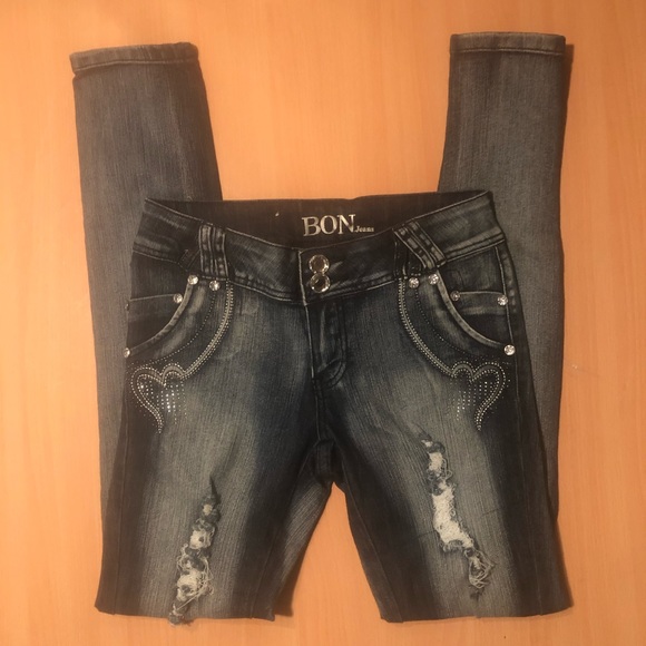 Bon.Jeans | Jeans | Bonjeans Embroidered Pocket | Poshmark